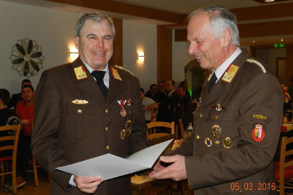 Vollversammlung der Feuerwehr Liebenstein - Bezirk Freistadt